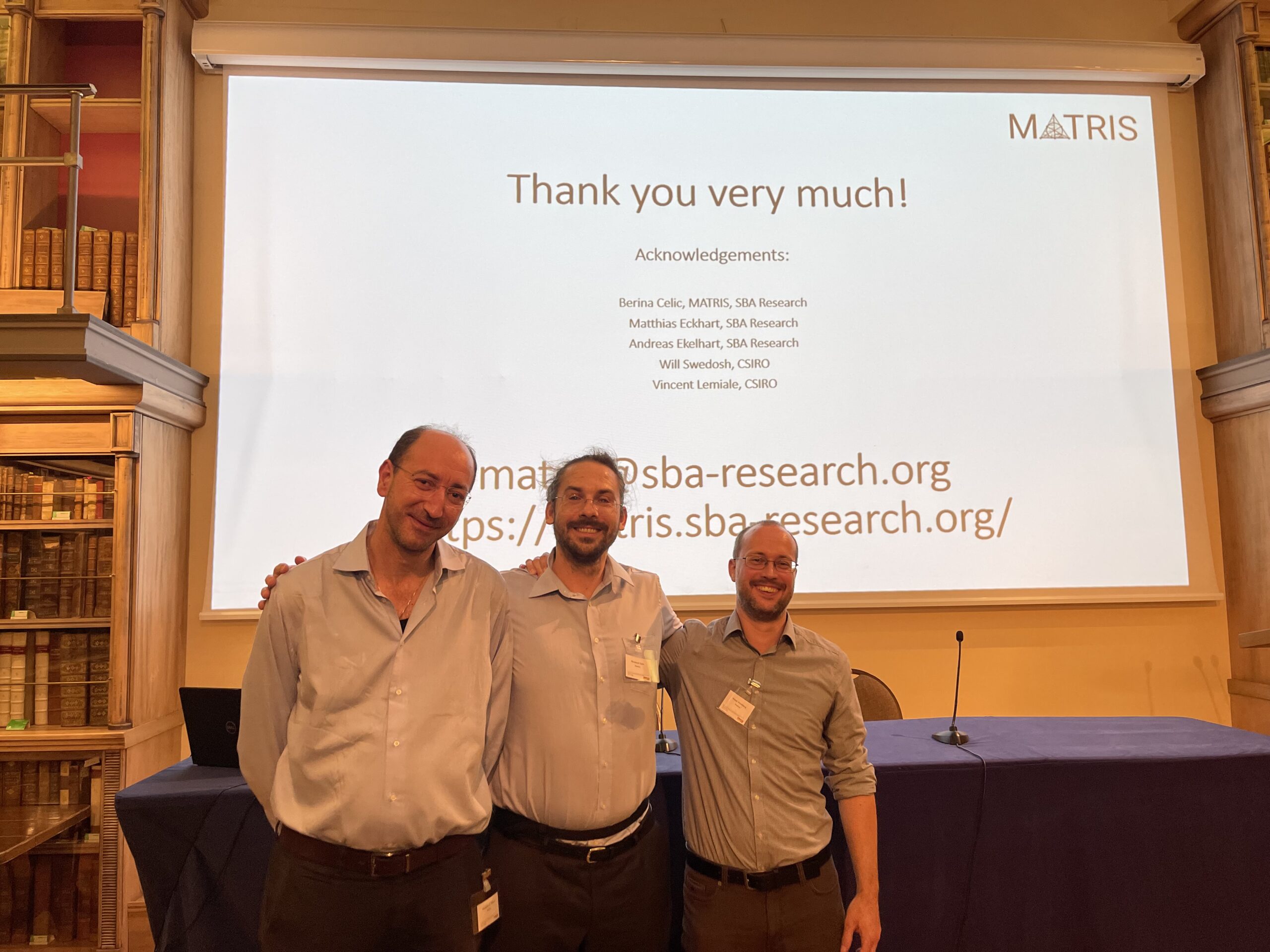 Plenary Talk @DoD 2023 – SBA Research